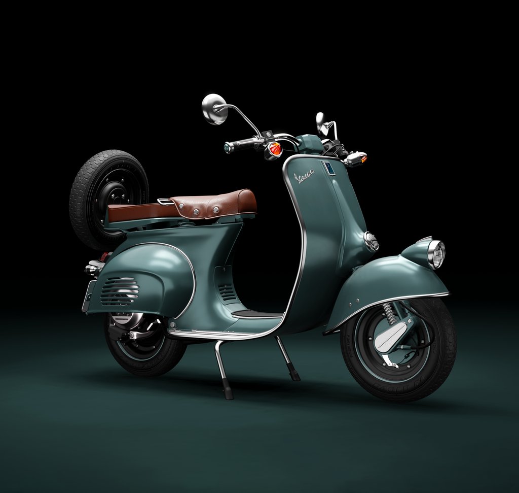 Customized Vespa | FREE Modern Motocycles models | BlenderKit