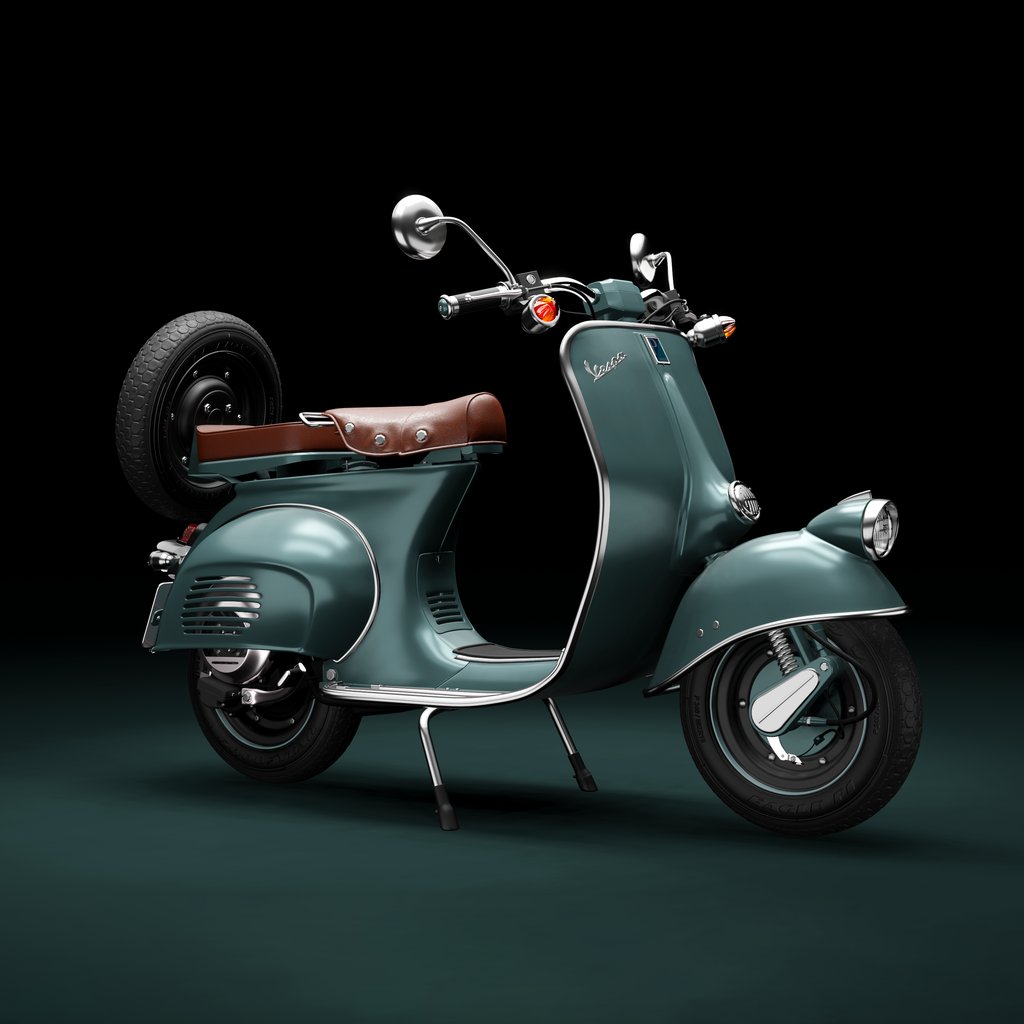 BlenderKit | Download the FREE Customized Vespa model