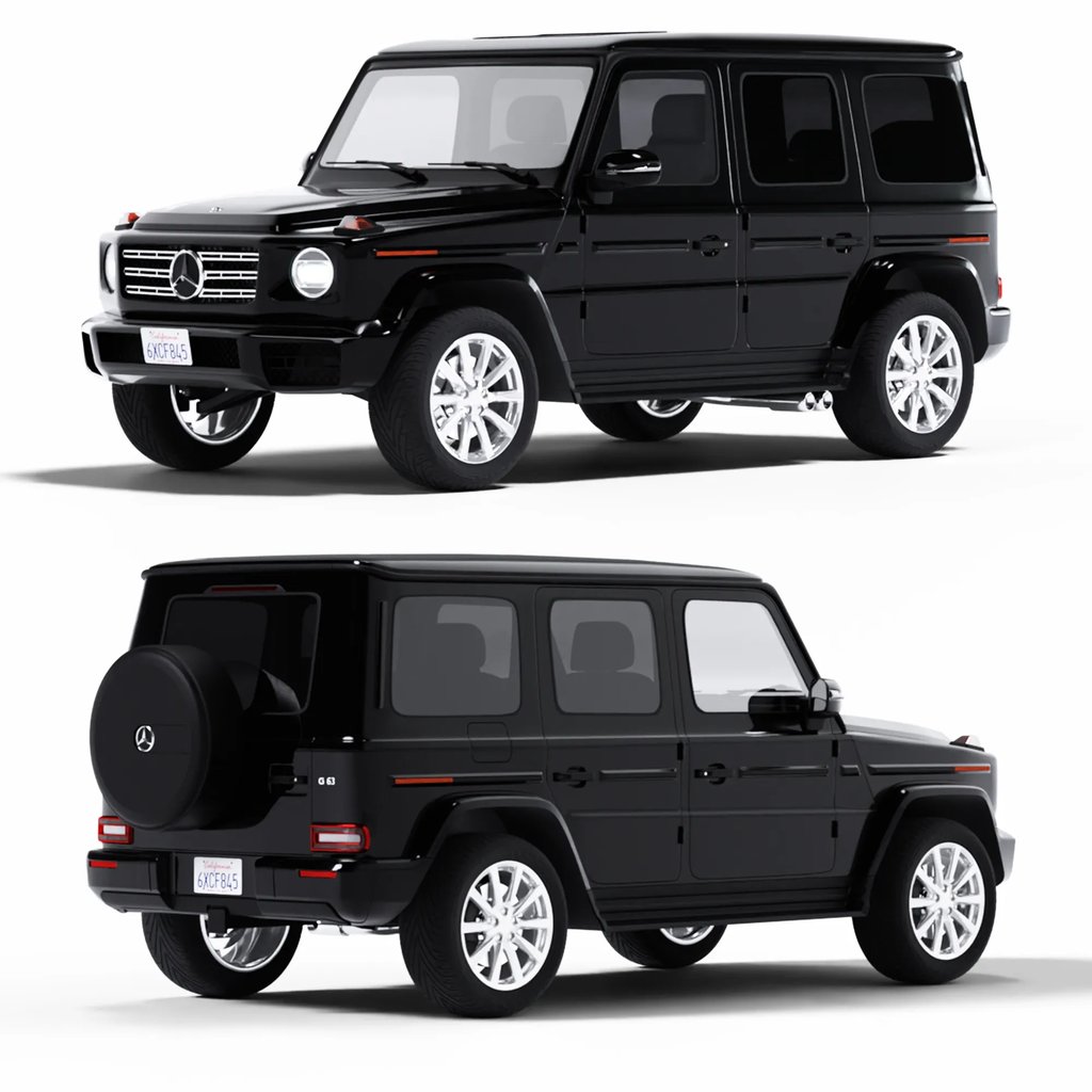 BlenderKit | Download the Mercedes G63 model