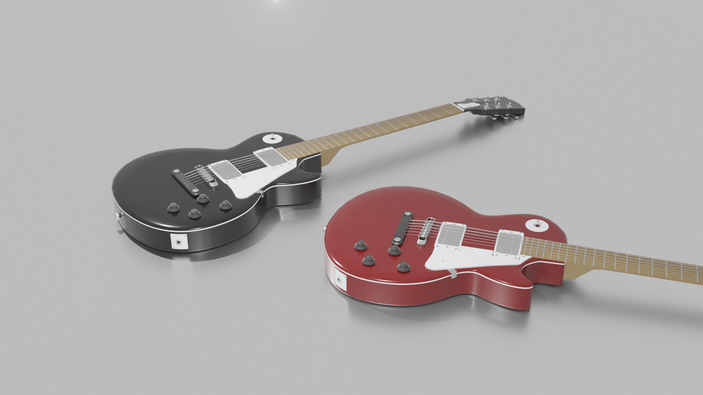 Guitar | FREE Musical Instruments models | BlenderKit