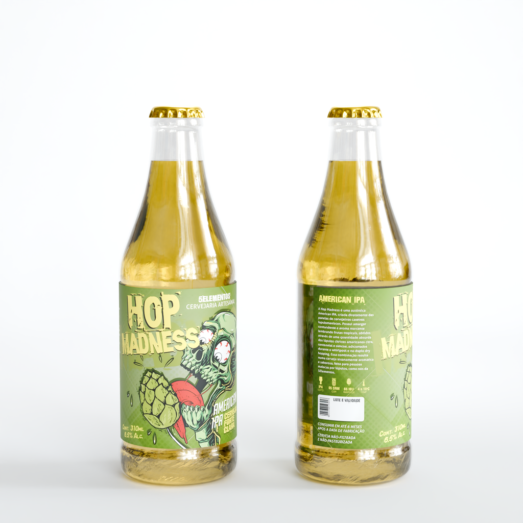 Hop Madness - Beer Bottle | Beverages models | BlenderKit