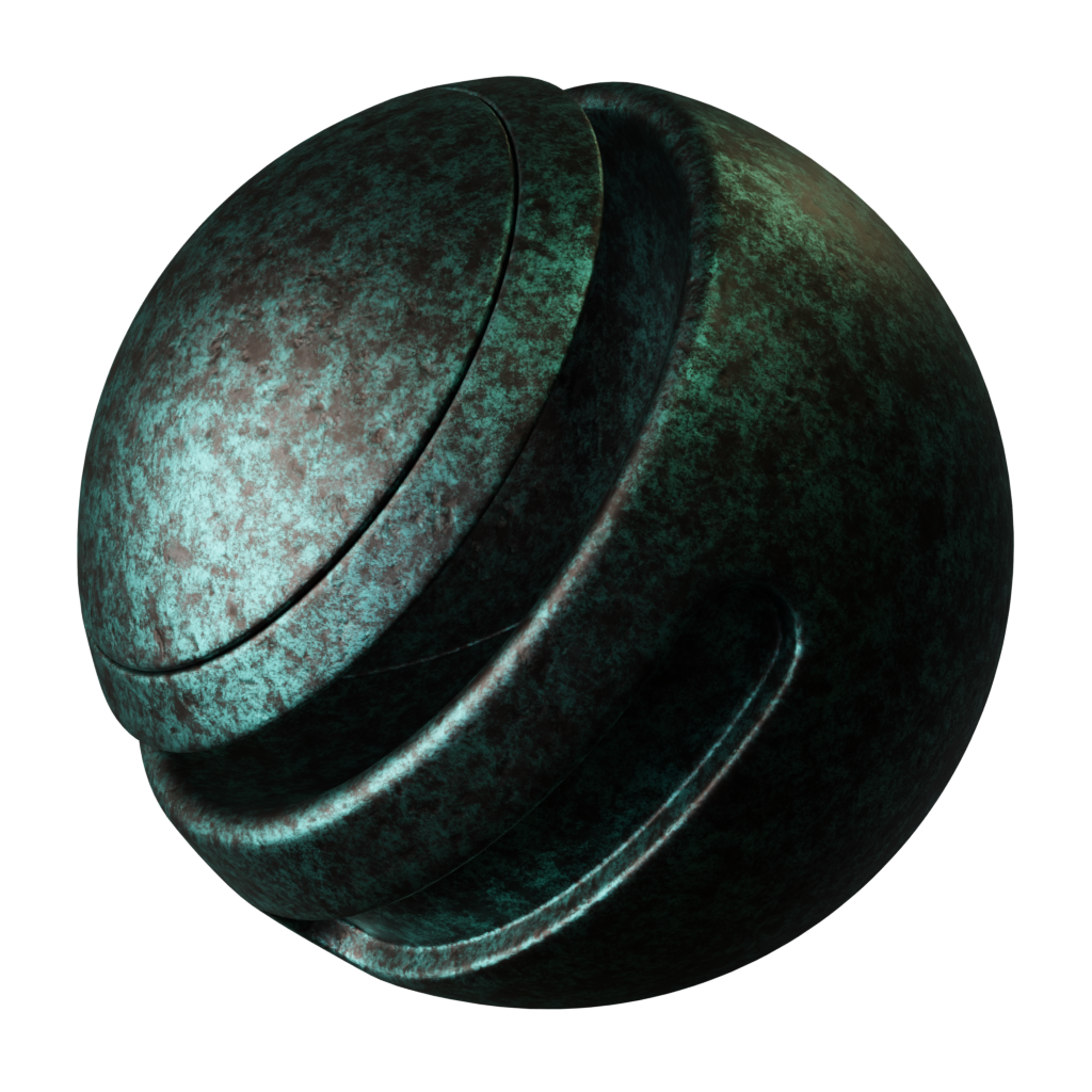 Oxidized Bronze | FREE metal materials | BlenderKit