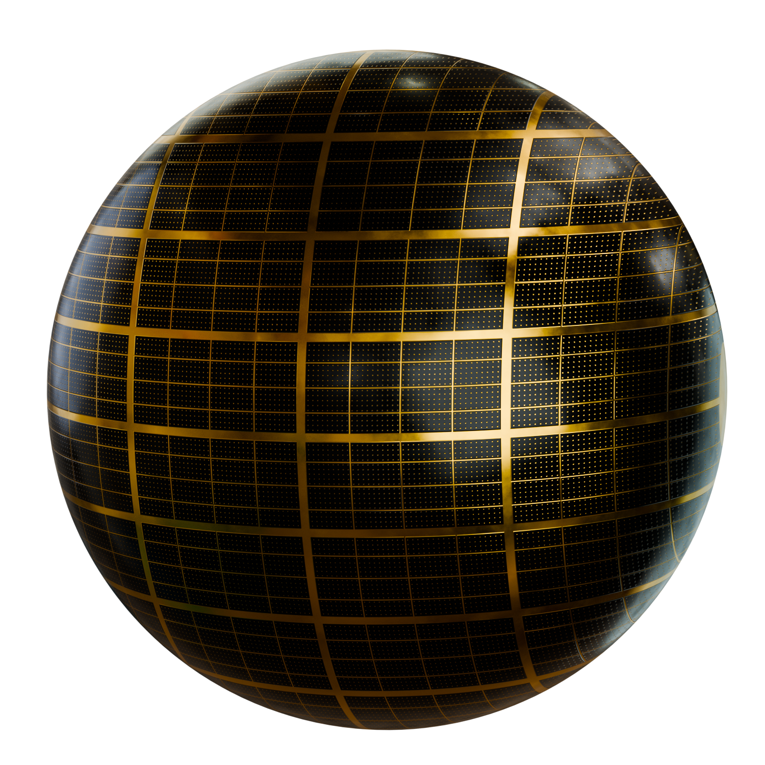 Procedural gold solar panel | FREE metal materials | BlenderKit