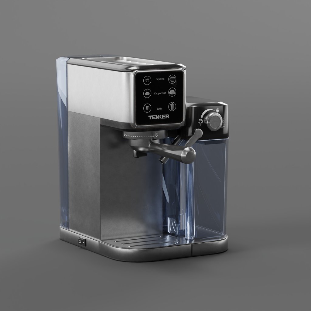 BlenderKit | Download the Espresso Machine model