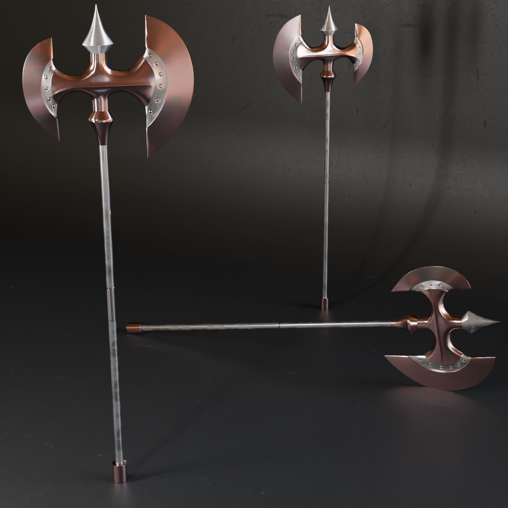 MK Axe lowpoly-016 | Historical Weapons models | BlenderKit