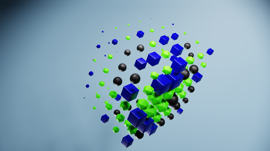 Mo-graph animation | FREE Abstract scenes | BlenderKit