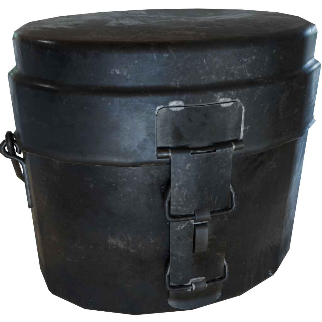 Soviet Military Mess Kit | FREE Historical Weapons models | BlenderKit