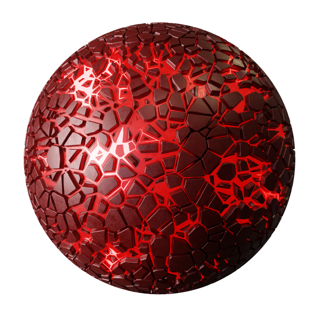 Magma Veins | FREE fx materials | BlenderKit