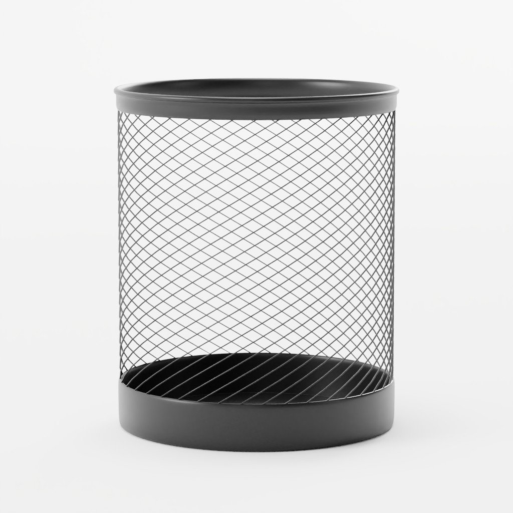 Office Dustbin | FREE Office Storage Spaces models | BlenderKit