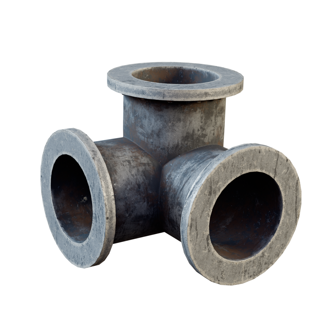Pipe Corner Joint | Industrial parts models | BlenderKit