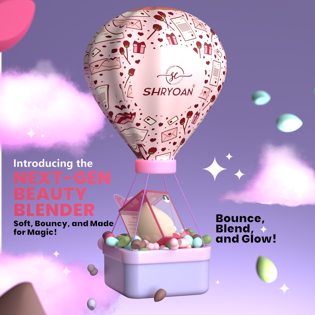 Beauty blender air balloon creative | Mockup scenes | BlenderKit