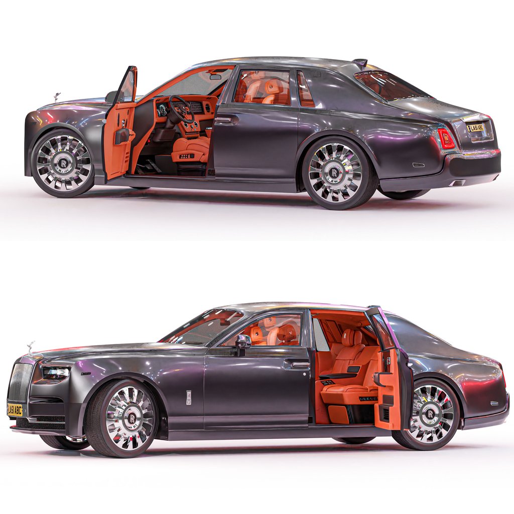 Rolls-Royce phantom | Luxury Cars models | BlenderKit