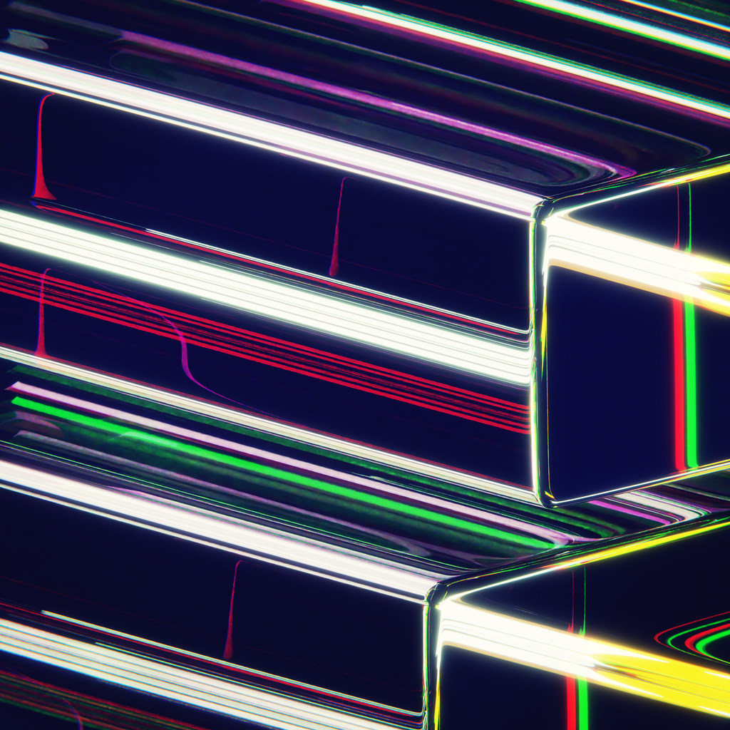 Dispersed Glass Lines Abstract Scene | FREE Abstract scenes | BlenderKit