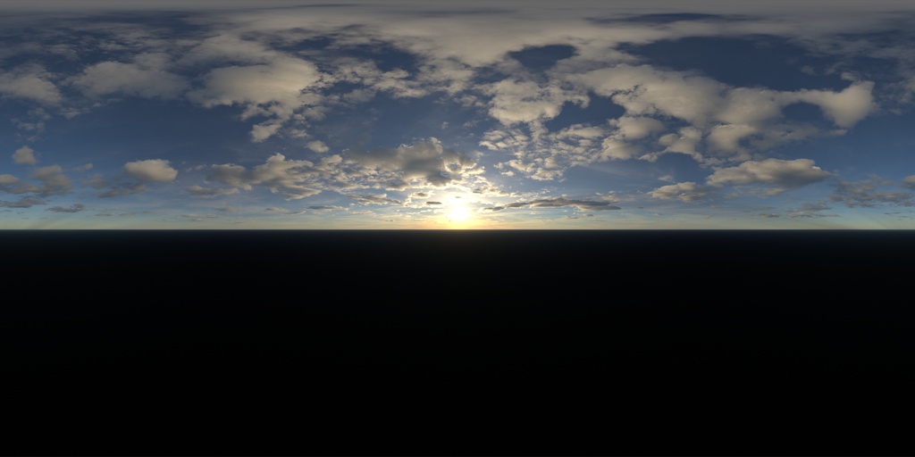 Cloudy Sunset Sky HDRI | FREE Nature HDRis | BlenderKit