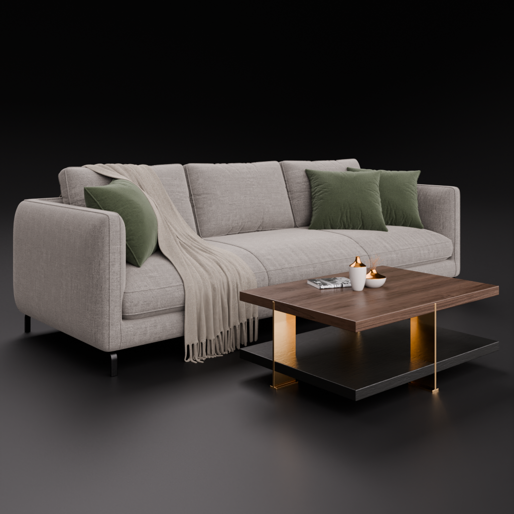 Sofa Paul | Sofas models | BlenderKit