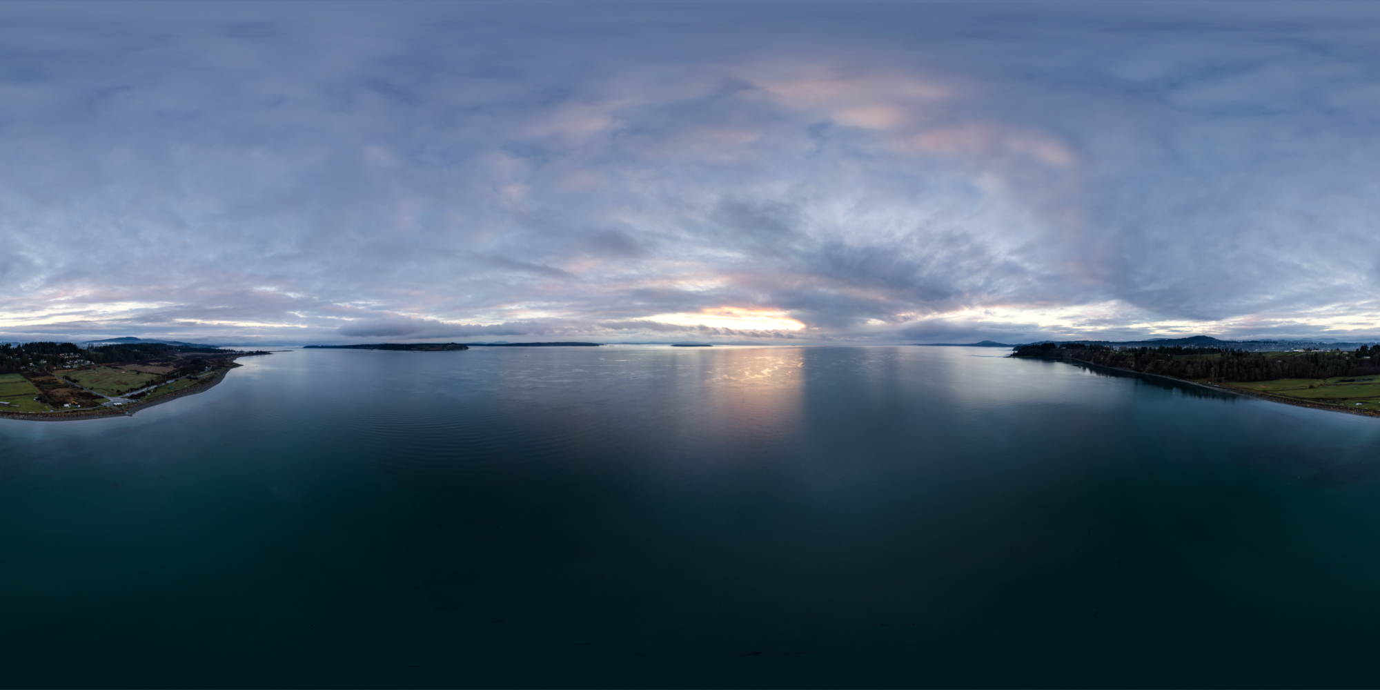 Cloudy Sunrise at Coast | Nature HDRis | BlenderKit