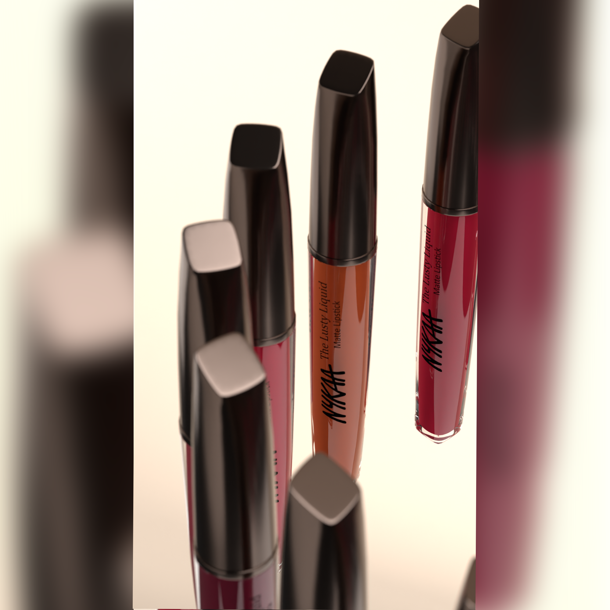 Liquid lipstick | Mockup scenes | BlenderKit