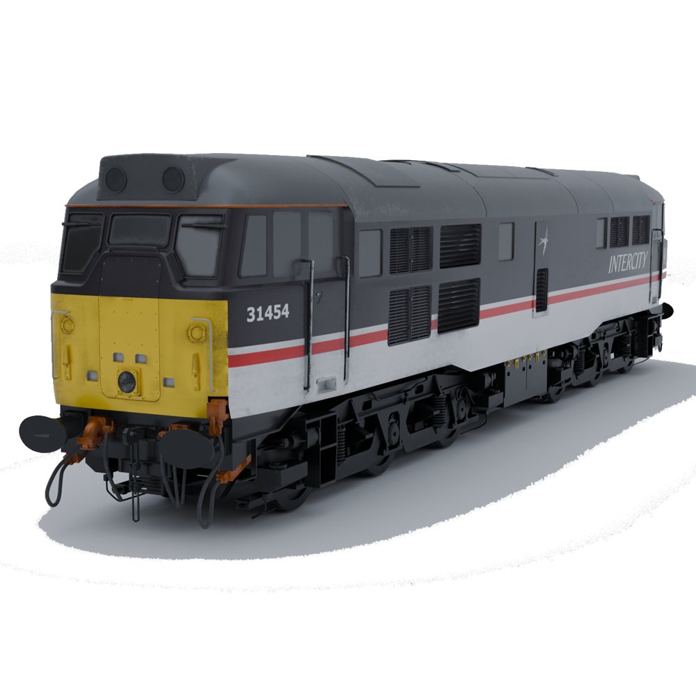 British Rail Class 31 Intercity | Railed vehicles models | BlenderKit