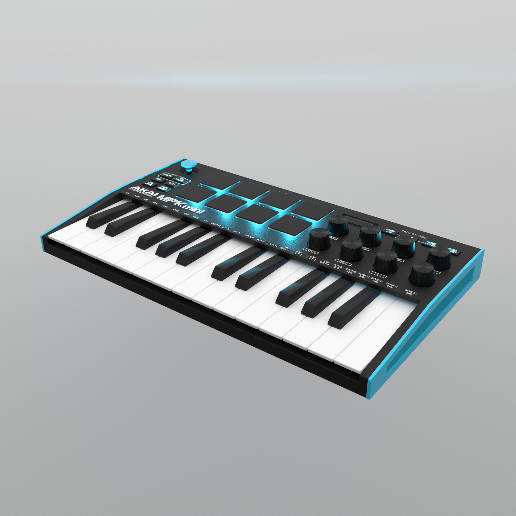 AKAI MPK mini | Recording Studios models | BlenderKit