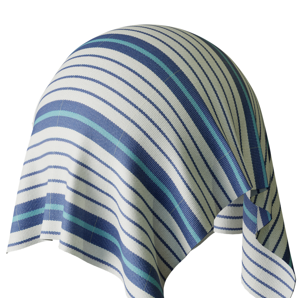 Stripe Blue Flat | FREE fabric materials | BlenderKit