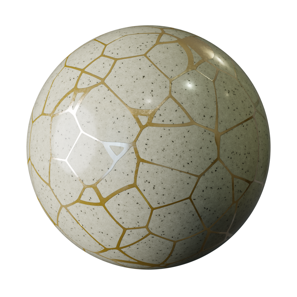 Kintsugi Ceramic | FREE ceramic materials | BlenderKit