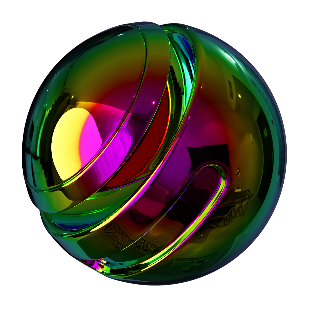 BlenderKit | Download the FREE Procedural Iridescent Shader material