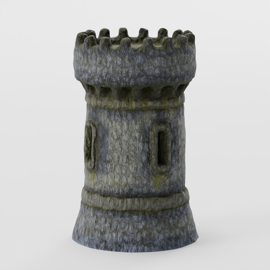 Castle Turret | Historic Buildings models | BlenderKit