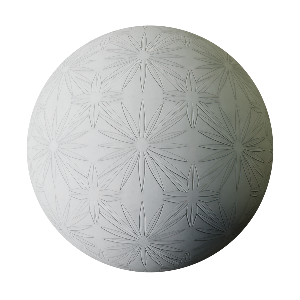 Star Embossed Plaster | FREE plaster materials | BlenderKit