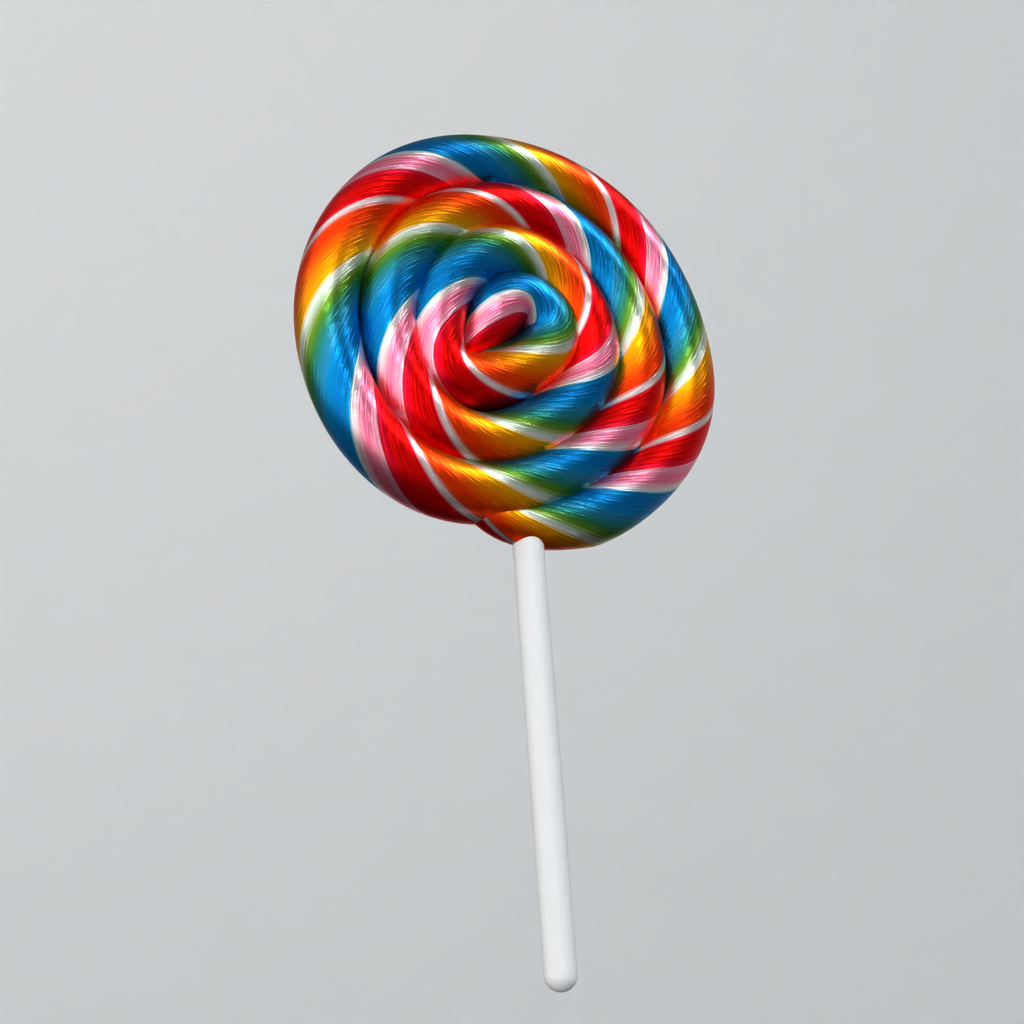 Rainbow lollipop | Holiday Decorations models | BlenderKit