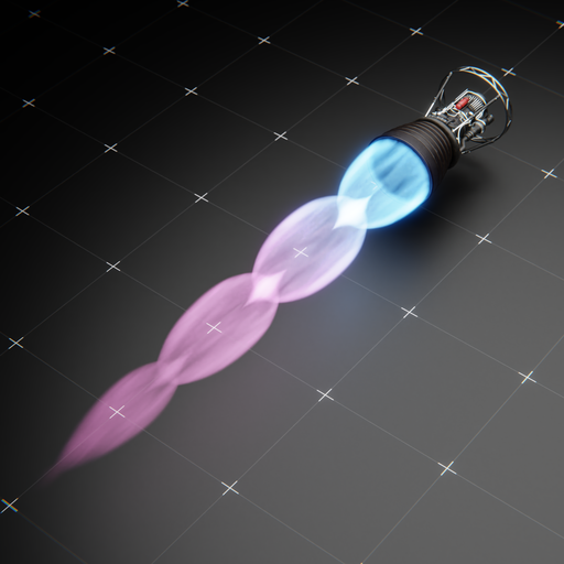 Rocket Flame Diamond Shock | FREE Spacecraft models | BlenderKit