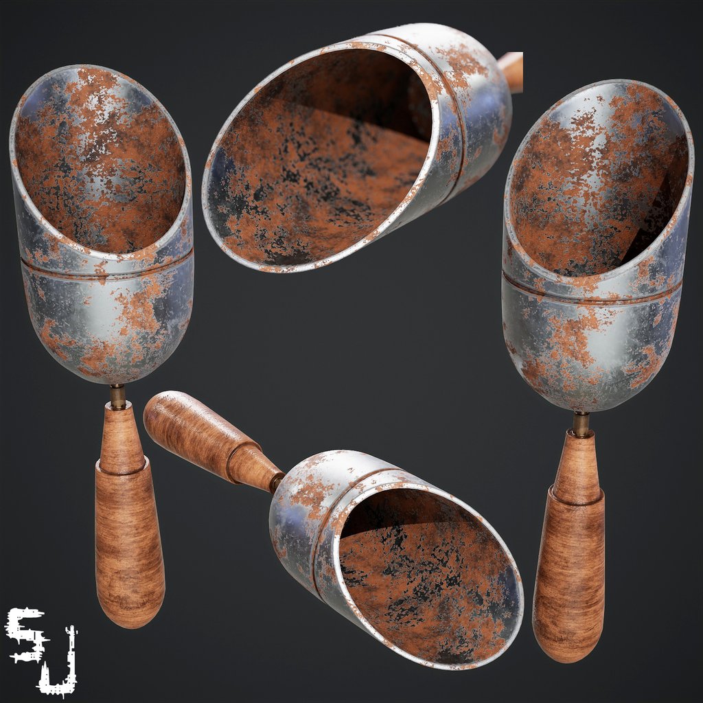 Garden set SJ12 | Handtools models | BlenderKit