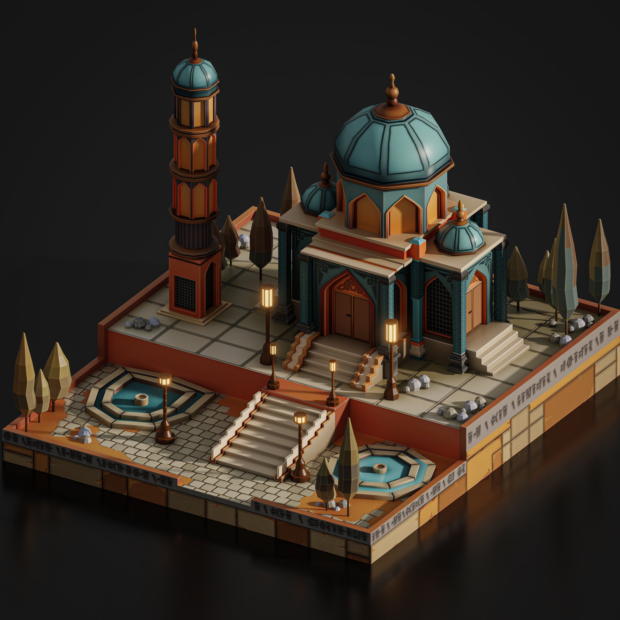 Memorial | Architectural Scenes models | BlenderKit
