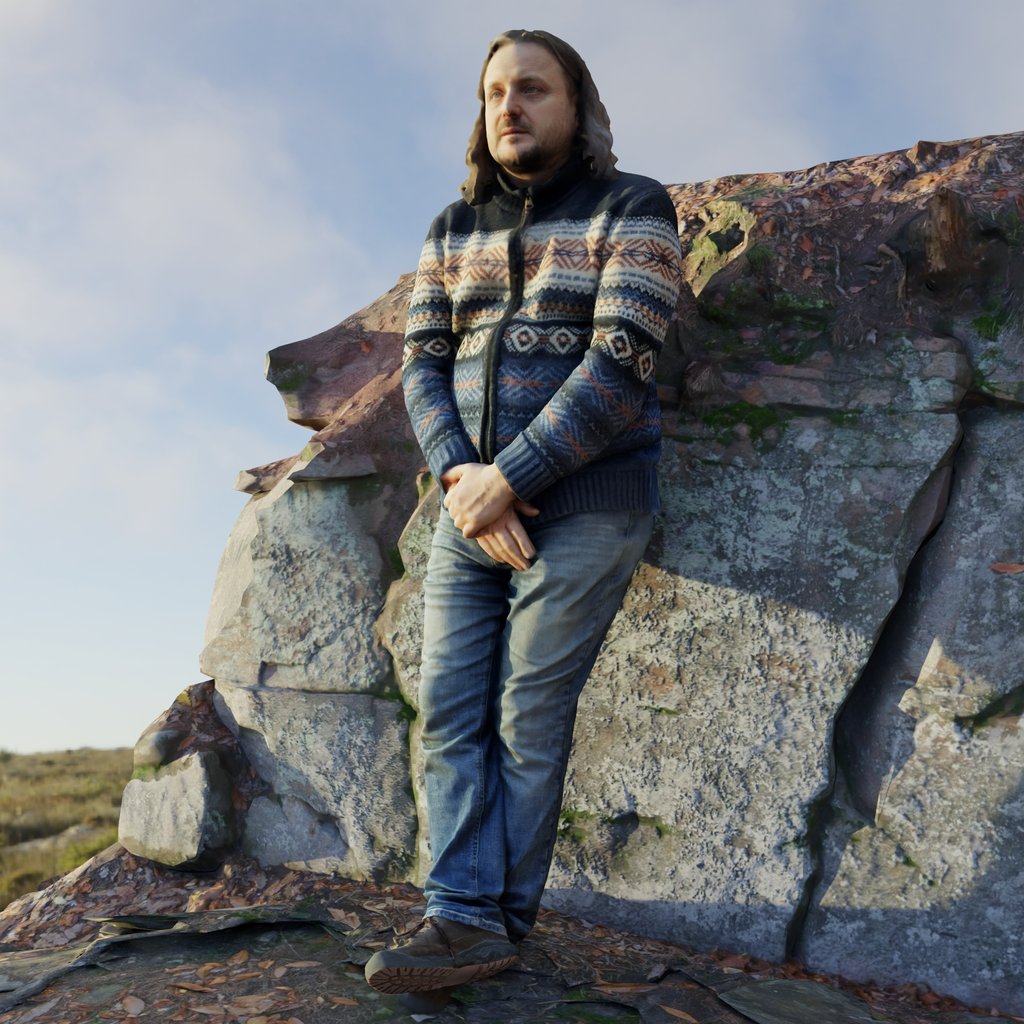 Charles | FREE 3D Humanoids models | BlenderKit