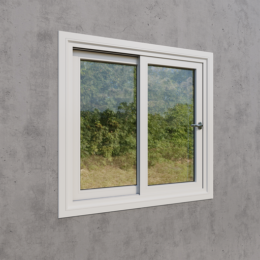 Window Sliding 1C 1.2X1.2 2T2S | Windows models | BlenderKit