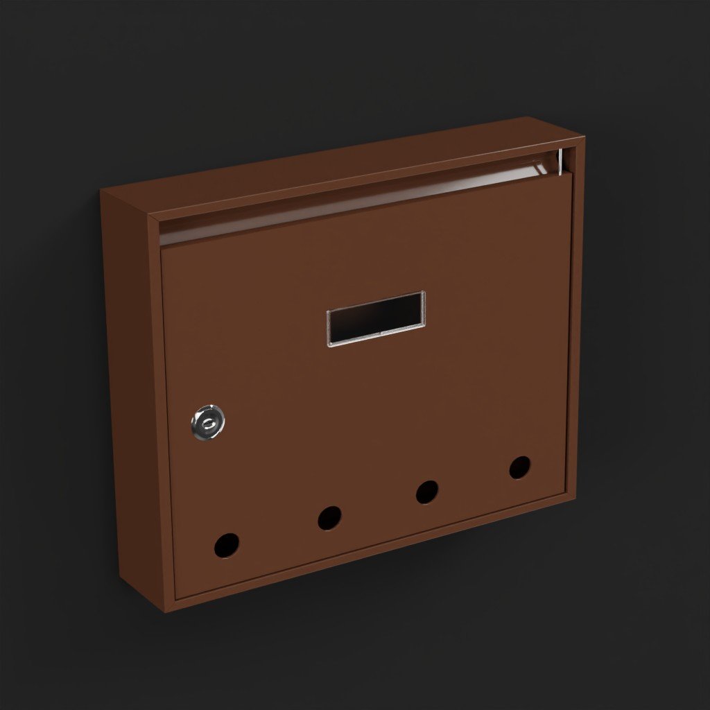 Classic EU Mailbox | FREE 3D Urban Environment models | BlenderKit