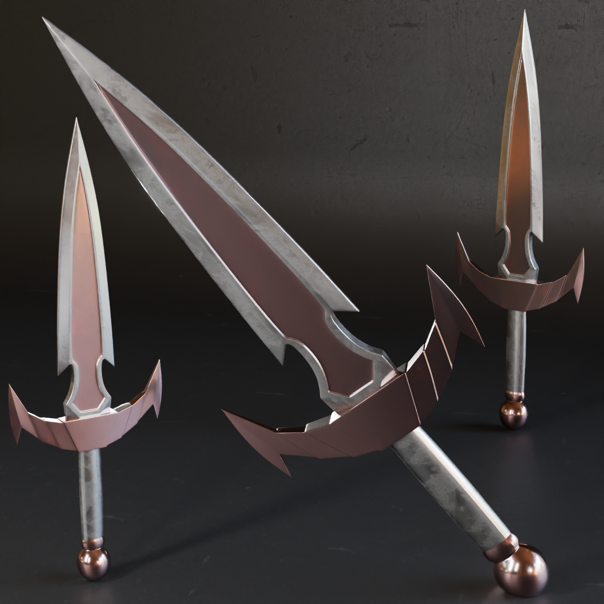 MK BaseMesh Dagger 036 | Historical Weapons models | BlenderKit