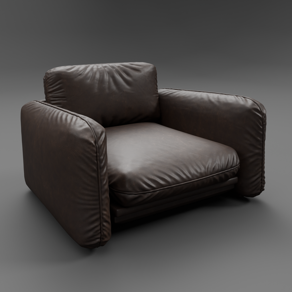 Baxter BRIGITTE armchair | Armchairs models | BlenderKit