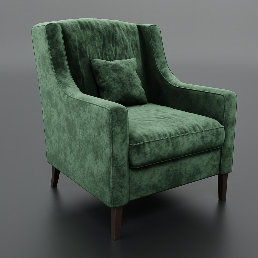 Armchair Madison Park Addy | 3D Armchair 3D Models models | BlenderKit