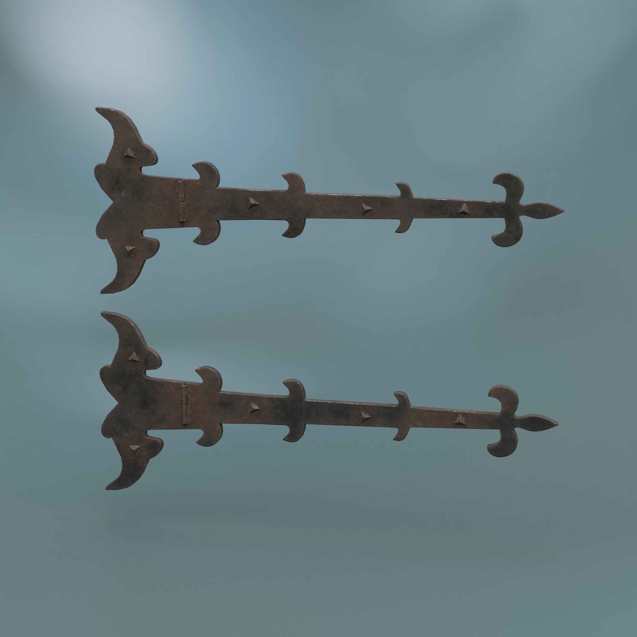 Medieval Hinge | FREE Doors models | BlenderKit