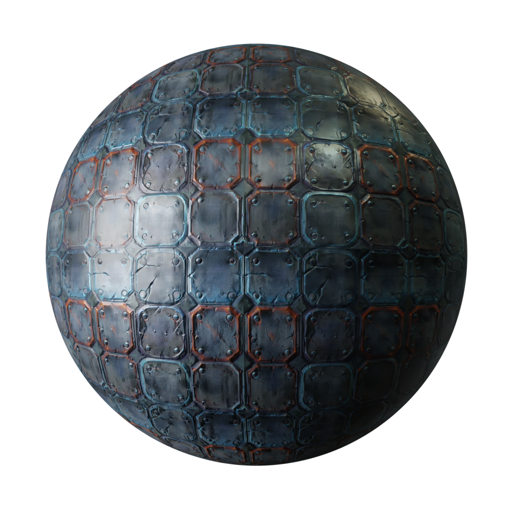 Toon Metal Iron Plate | FREE metal materials | BlenderKit