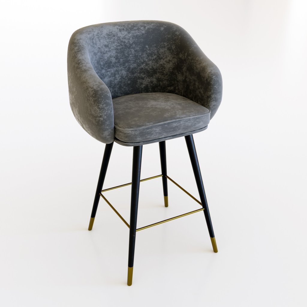 Bar Chair | Bar chairs models | BlenderKit