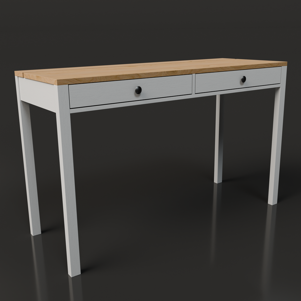 White Desk | Desks models | BlenderKit