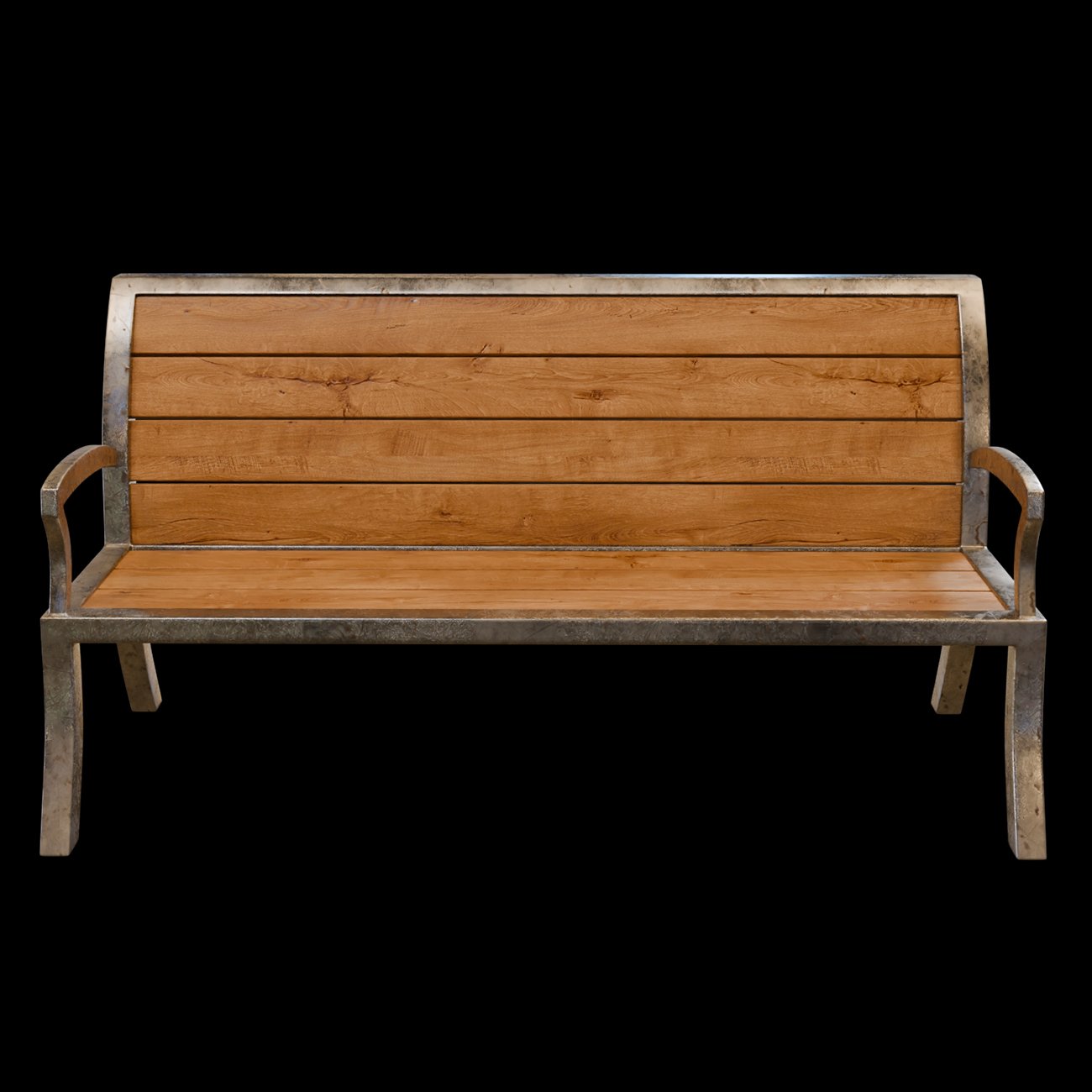 Wooden Bench | Benches models | BlenderKit