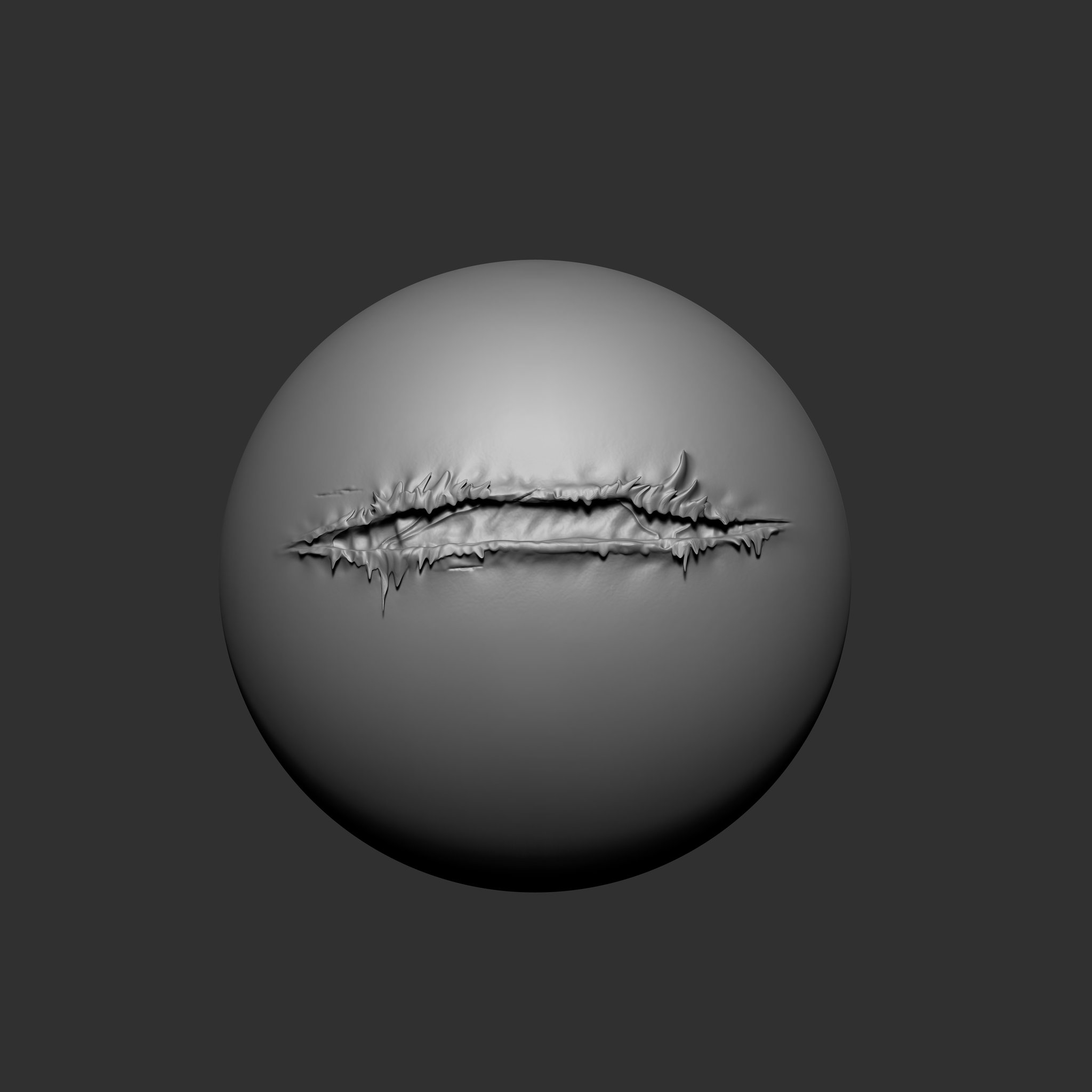 NS Cloth damage thick tear | fabric brushes | BlenderKit