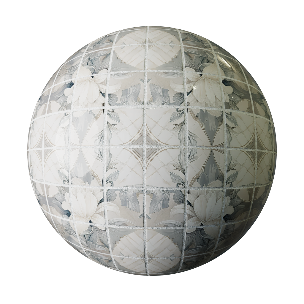 Decorative Smooth Tile | FREE tiles materials | BlenderKit
