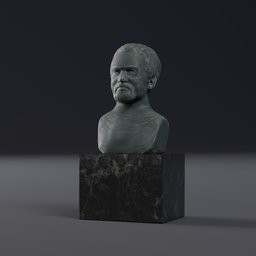 Male Head Sculpture | Interior Sculptures models | BlenderKit