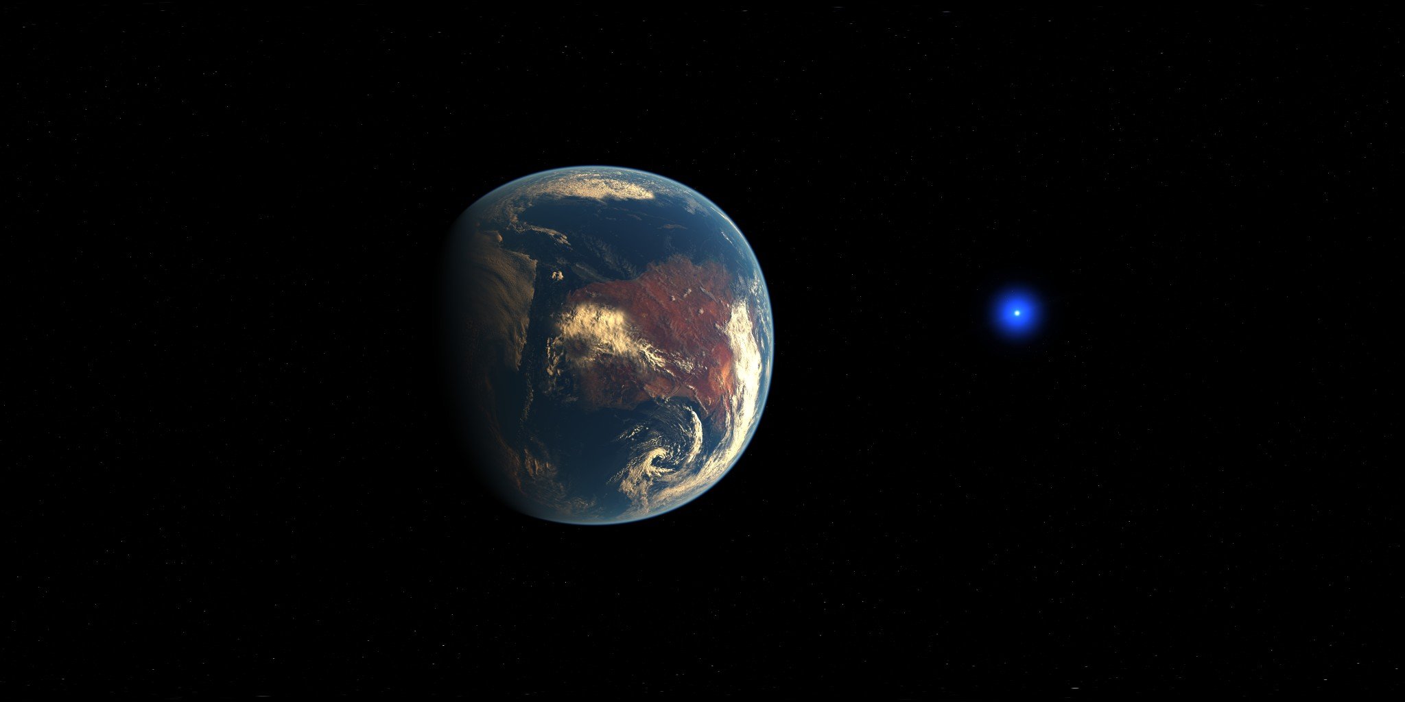 Outer Space Above Earth Atmosphere | FREE Futuristic Environments HDRis ...