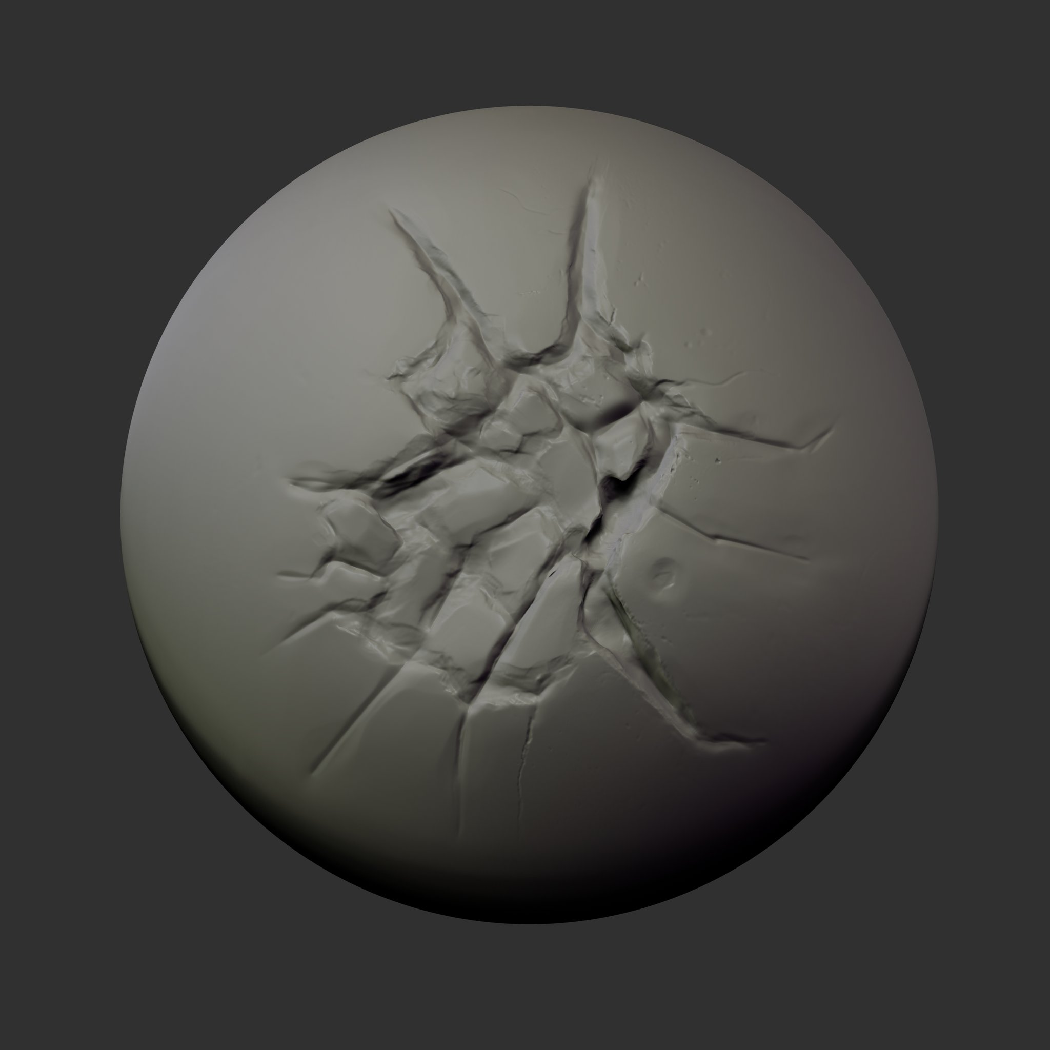NS Concrete Damages Medium Hit | concrete brushes | BlenderKit