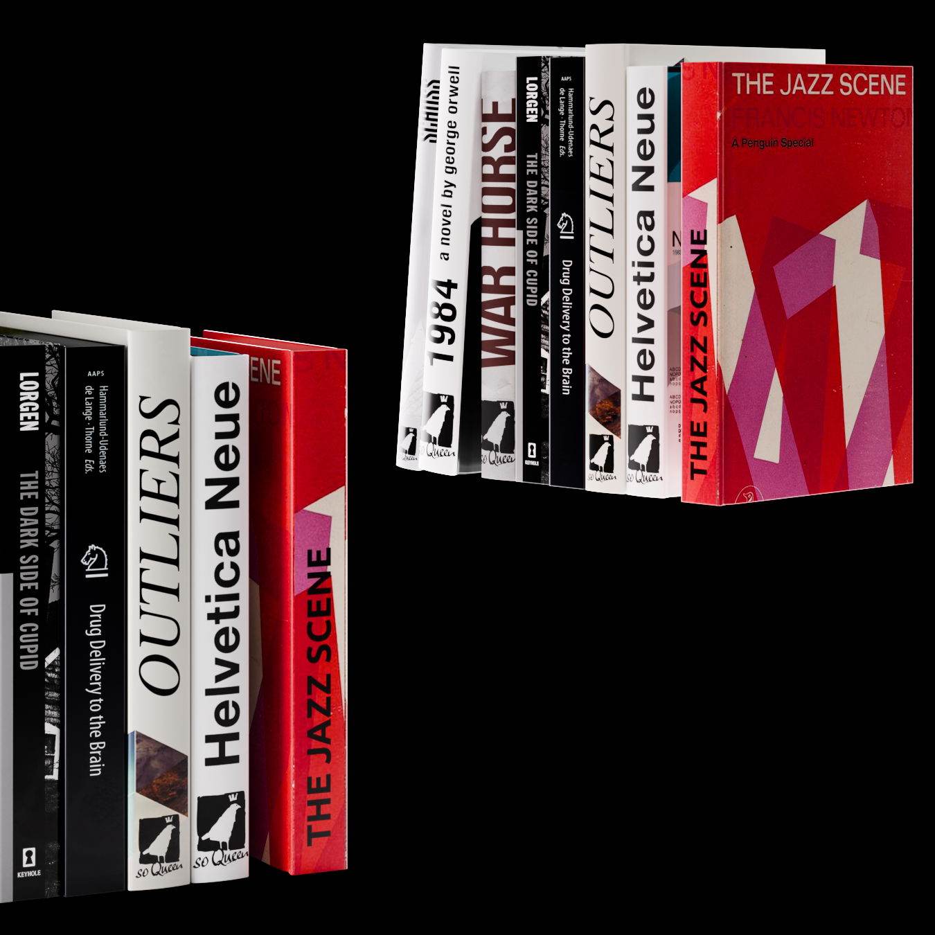 Decoration Set of Books | FREE Books models | BlenderKit