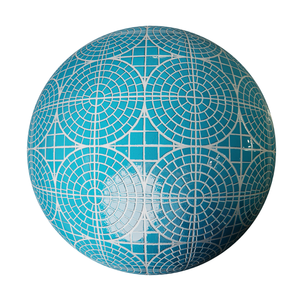 Ceramic Blue Tiles | FREE tiles materials | BlenderKit